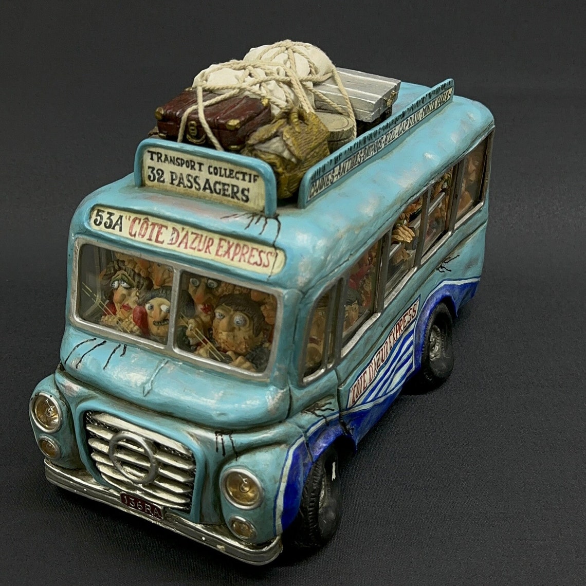 City Bus I Bus Statue I Decorative Comic Art Bus I Unique City - Etsy