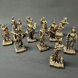 Veronese Design 3 1/4" Tall Greek Pantheon Gods Polyresin Figurines ...