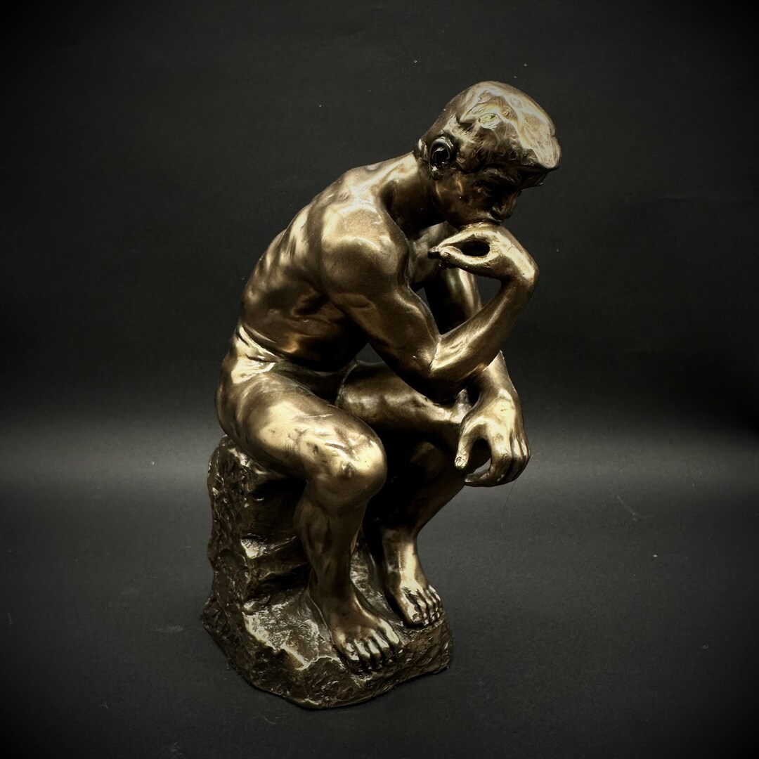Rodins the Thinker Man Mini Sculpture Art Objects Decor - Etsy