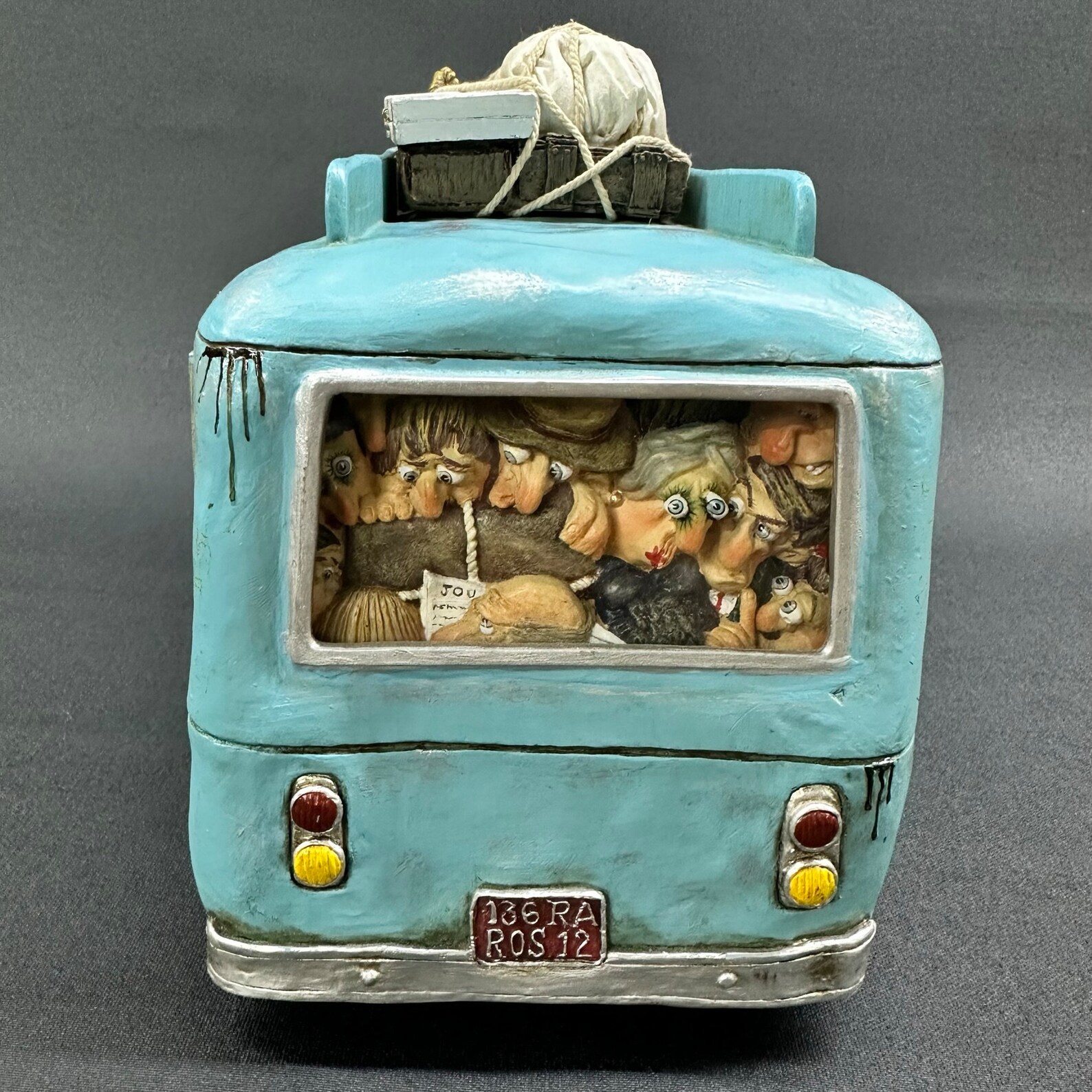 City Bus I Bus Statue I Decorative Comic Art Bus I Unique City - Etsy