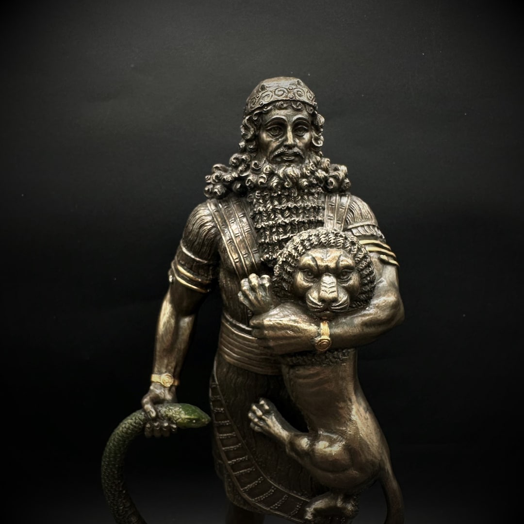 King of Uruk Gilgamesh Statue | Ancient Mesopotamian Mythology | Epic ...