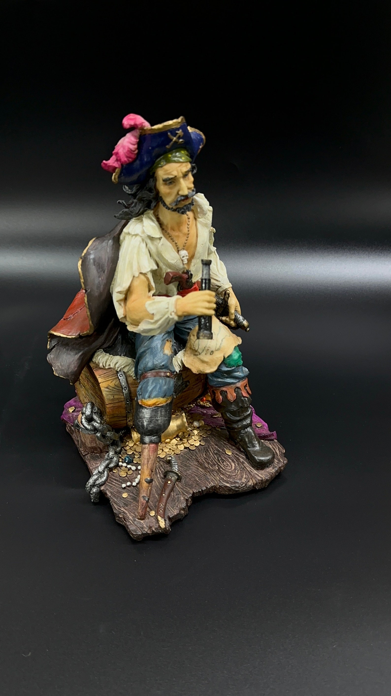 Caribbean Pirate I Pirate Gift I Pirate Sculpture I Pirate - Etsy
