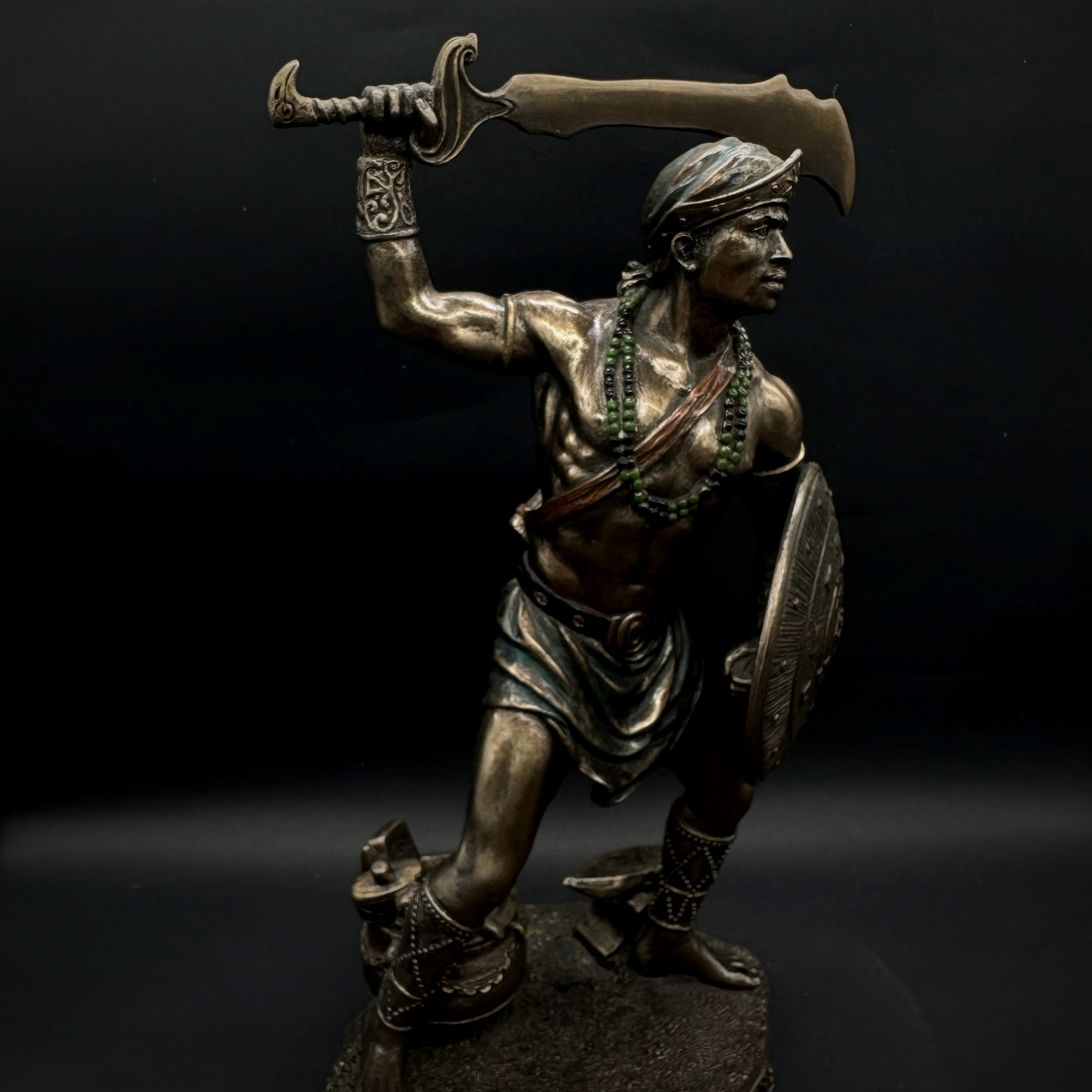 Oggun Bronze Finish Yoruba Orisha Ogun Statue I Ogun Statue I African Gods I God of War I ...