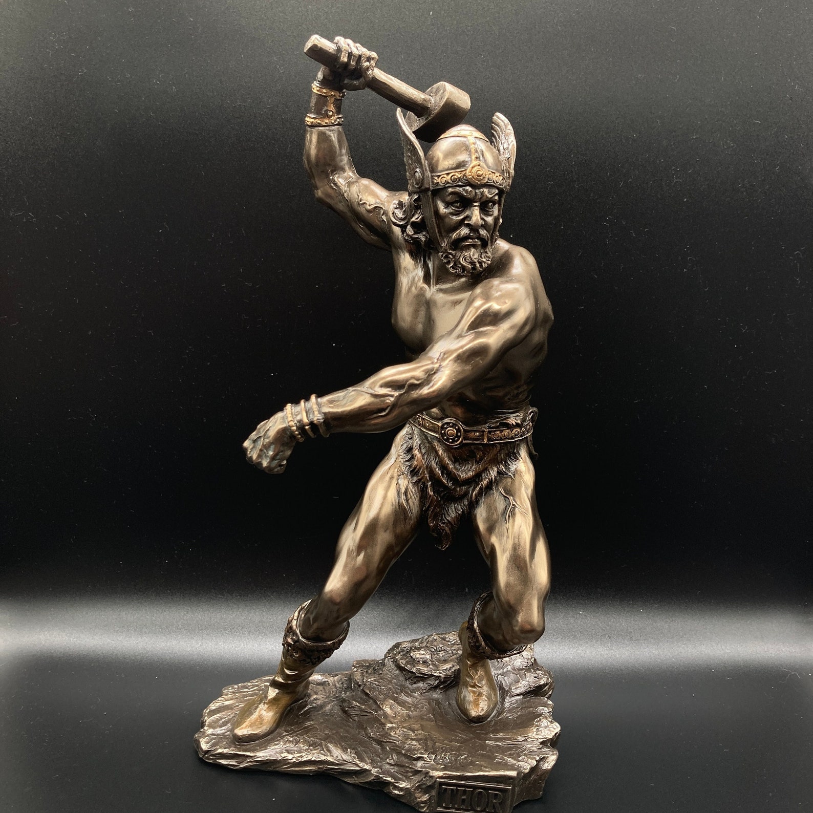 Thor Statue I Norse God Thor Statue I Thor Figurine With Hammer I Thor ...