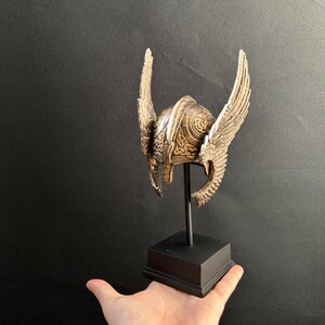Veronese Design Winged Valkyrie Helmet Cold Cast Resin Bronze Finish ...