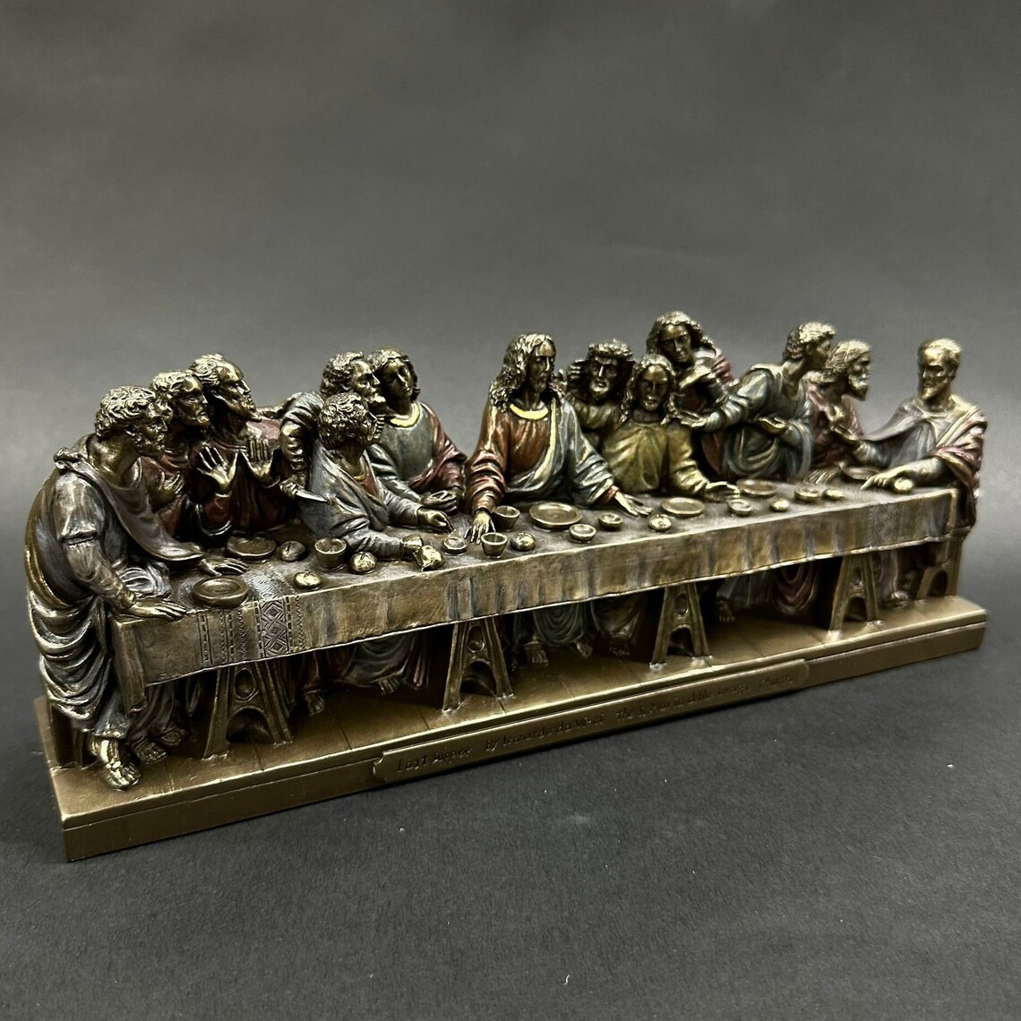 The Last Supper by Leonardo Da Vinci I Jesus With the Twelve Apostles I ...