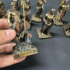 Veronese Design 3 1/4" Tall Greek Pantheon Gods Polyresin Figurines ...
