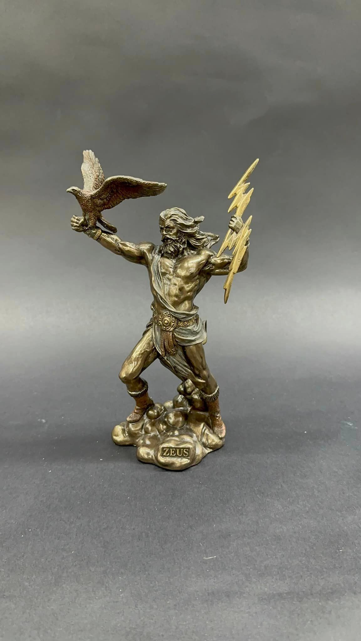 Zeus Greek Miniature Statue - Etsy