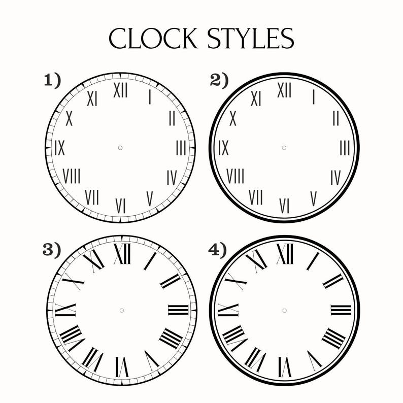 Handcrafted Solid Wood Christian Wall Clock - Personalized Family Name ...