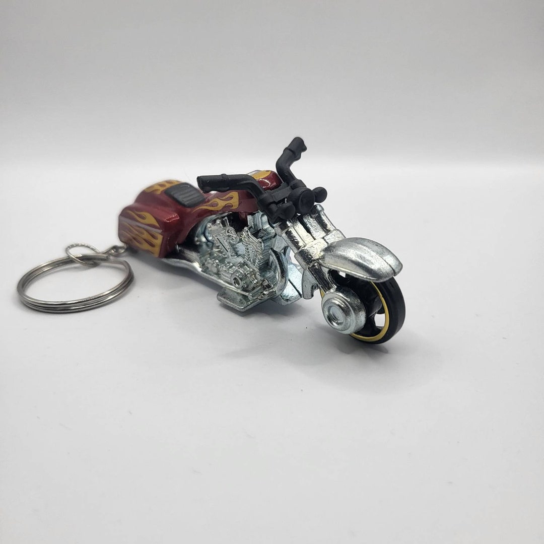 Motorbike Chopper Key Chain - Etsy Australia