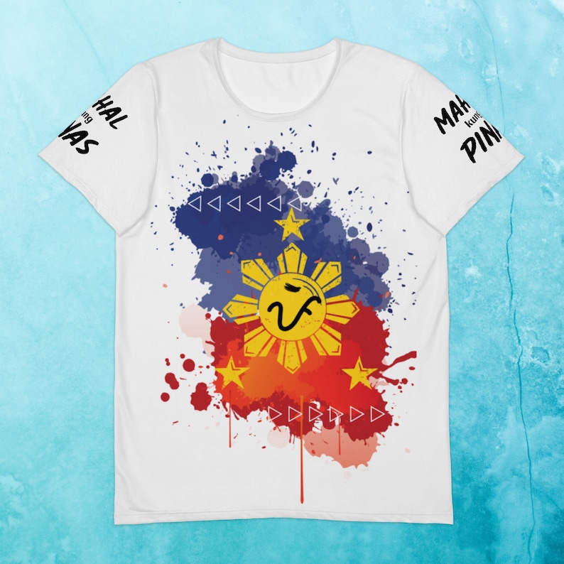 Proud Pinoy Baybayin Philippines Active Wear - Filipino Xmas Gift - Men ...