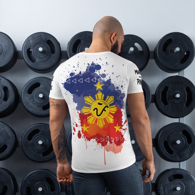 Proud Pinoy Baybayin Philippines Active Wear - Filipino Xmas Gift - Men ...