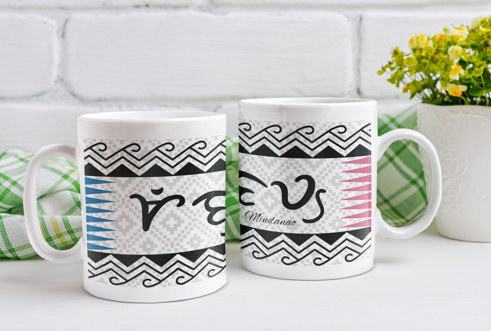 Filipino Badlit Script MINDANAW Mug - Christmas Present Philippines ...