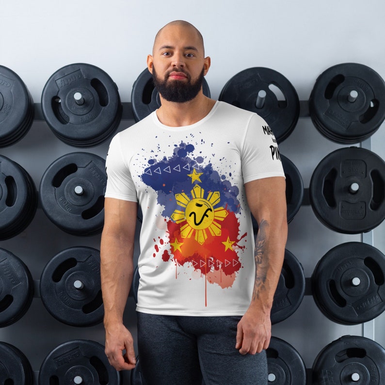 Proud Pinoy Baybayin Philippines Active Wear - Filipino Xmas Gift - Men ...