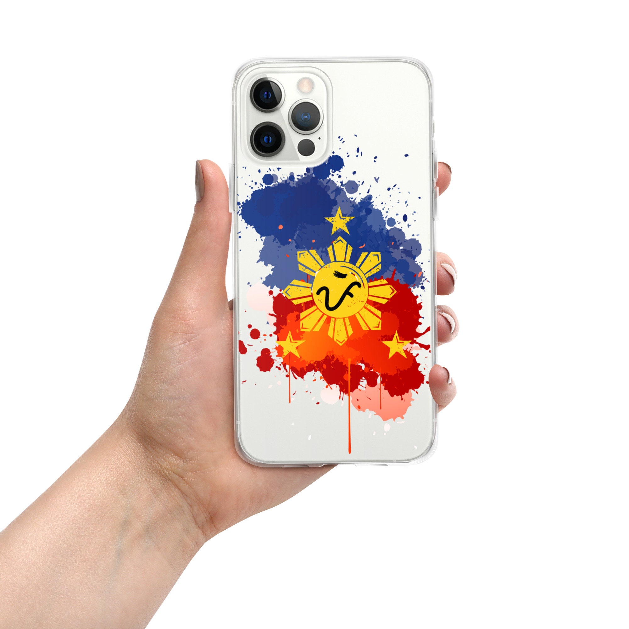 Baybayin Philippines Flag Clear iPhone Case Pilipinas Christmas Gift ...