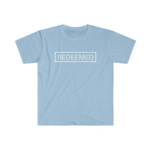 Redeemed Shirt Jesus Tee Religious Gift Christian Tshirt Church Shirt ...