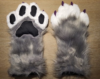 Fursuit Paw Template, 4 Toes, Downloadable Pattern PDF DOWNLOAD, No ...