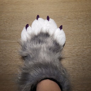 Fursuit Paw Template, 4 Toes, Downloadable Pattern - PDF DOWNLOAD, No ...