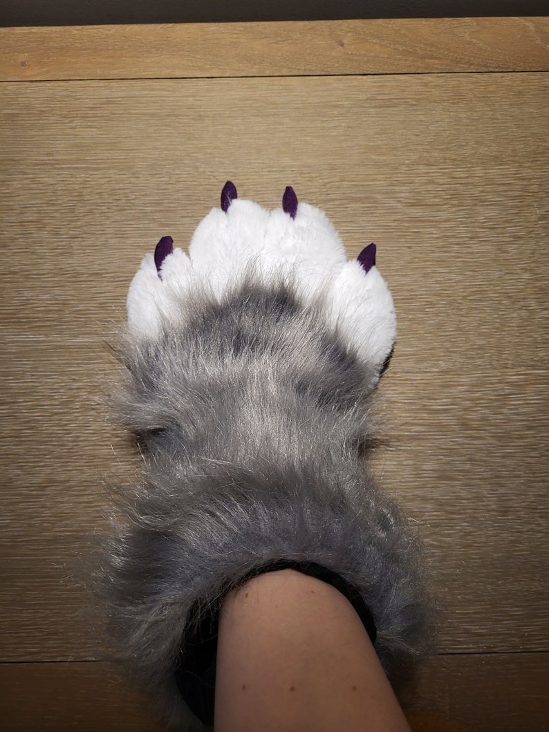 Fursuit Paw Template, 4 Toes, Downloadable Pattern - PDF DOWNLOAD, No ...