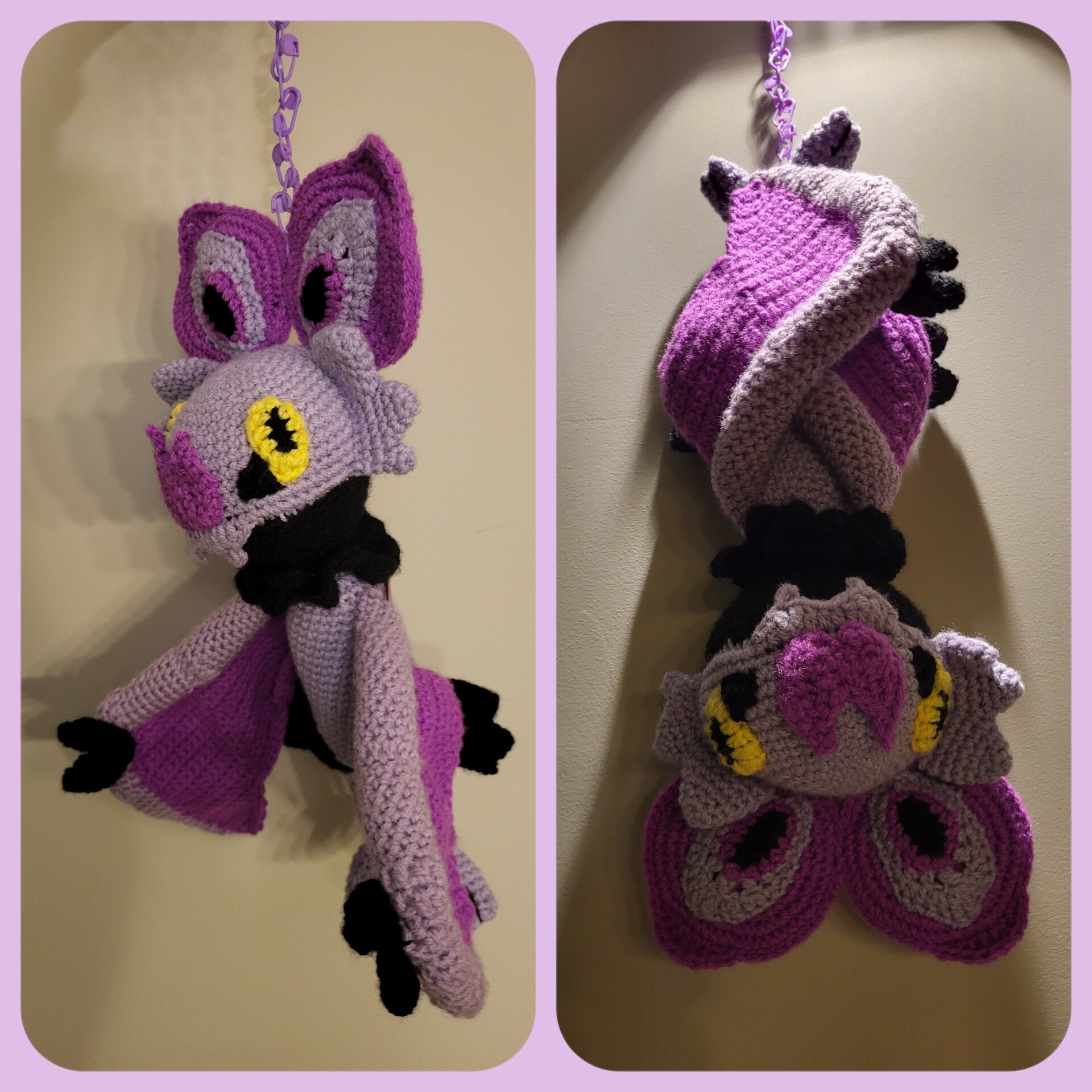 Bat Crochet Noibat Pokemon Chrochet Pattern Crochet Pattern Digital ...