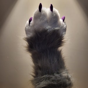 Fursuit Paw Template, 4 Toes, Downloadable Pattern - PDF DOWNLOAD, No ...