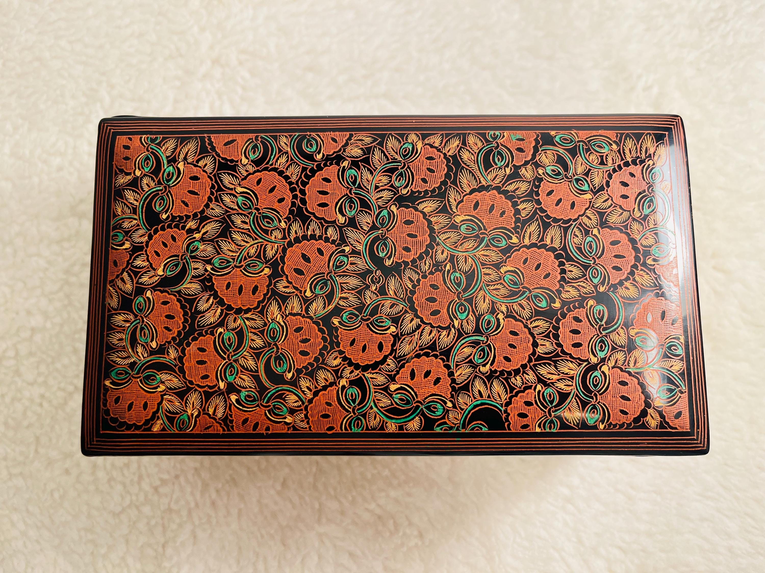 Lacquerware Box -unique Art Collection-handcrafted ,directly Imported ...