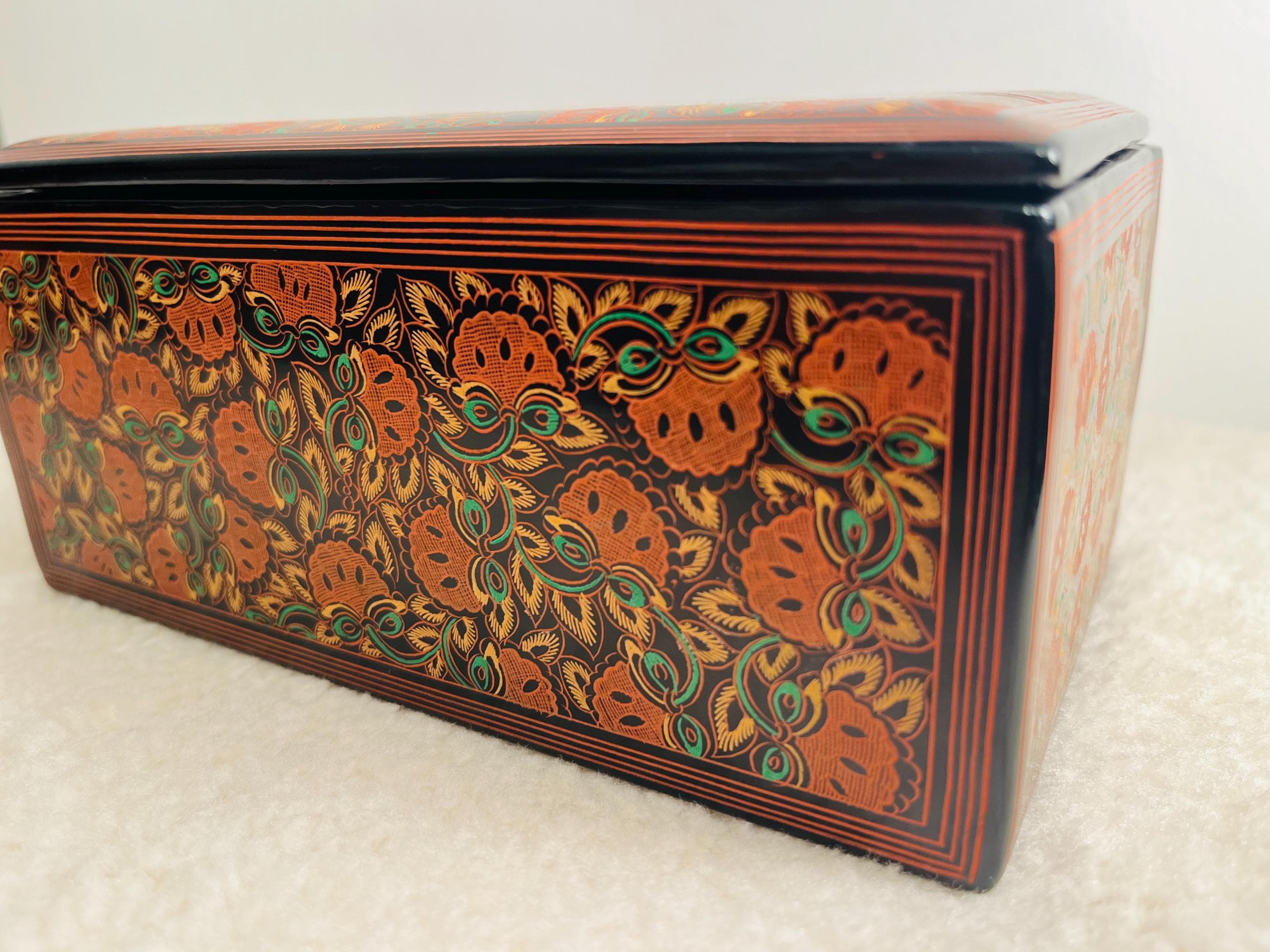 Lacquerware Box -unique Art Collection-handcrafted ,directly Imported ...