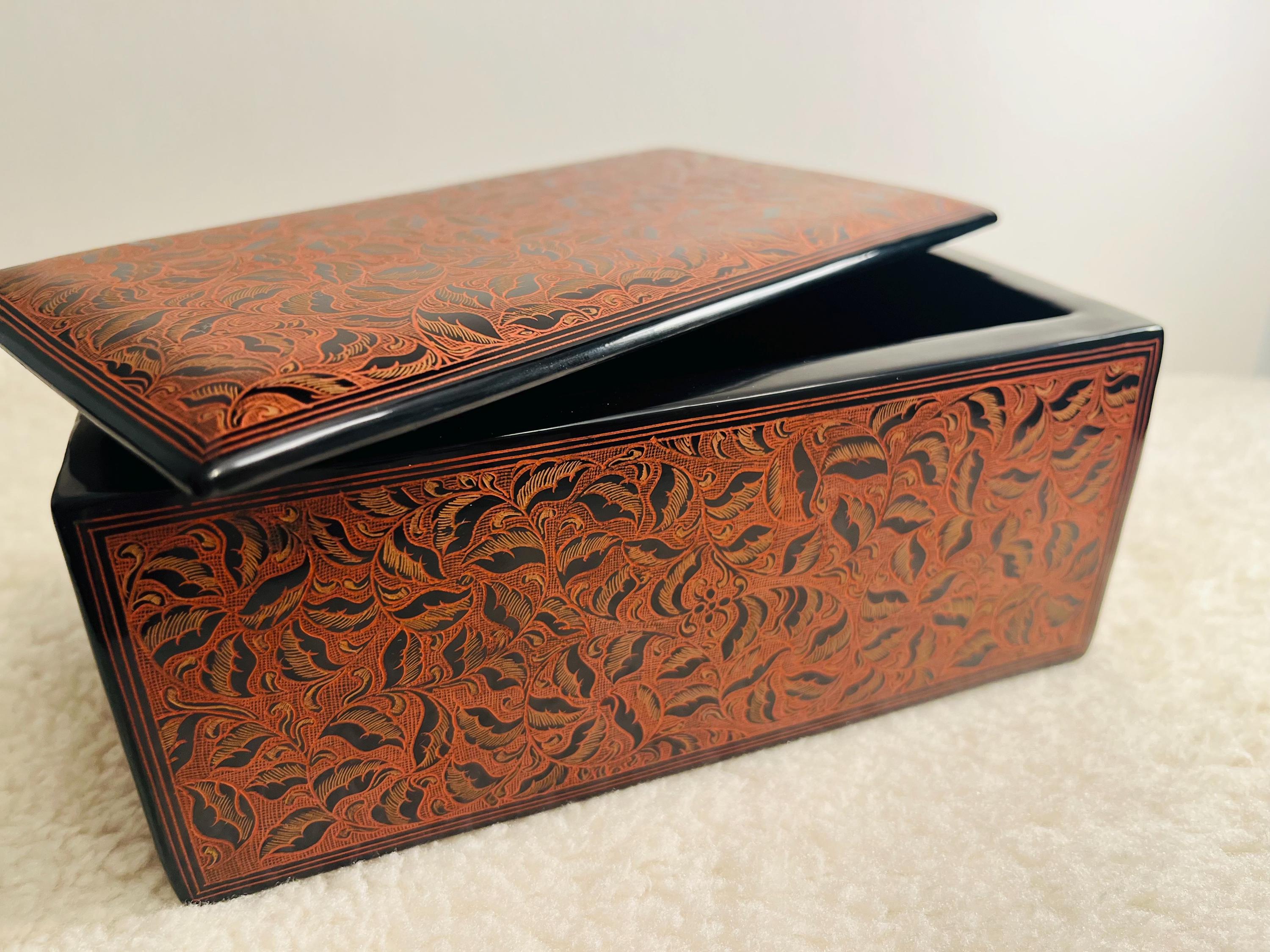 Lacquerware Box -unique Art Collection-handcrafted ,directly Imported ...