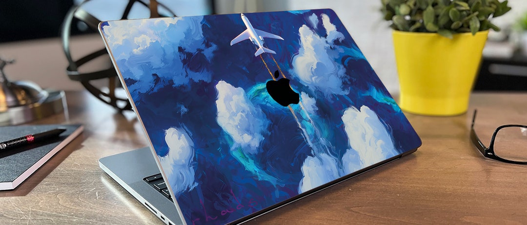 Macbook Pro 16 Retro Airplane Skin Macbook Air 13 Decal Travel - Etsy