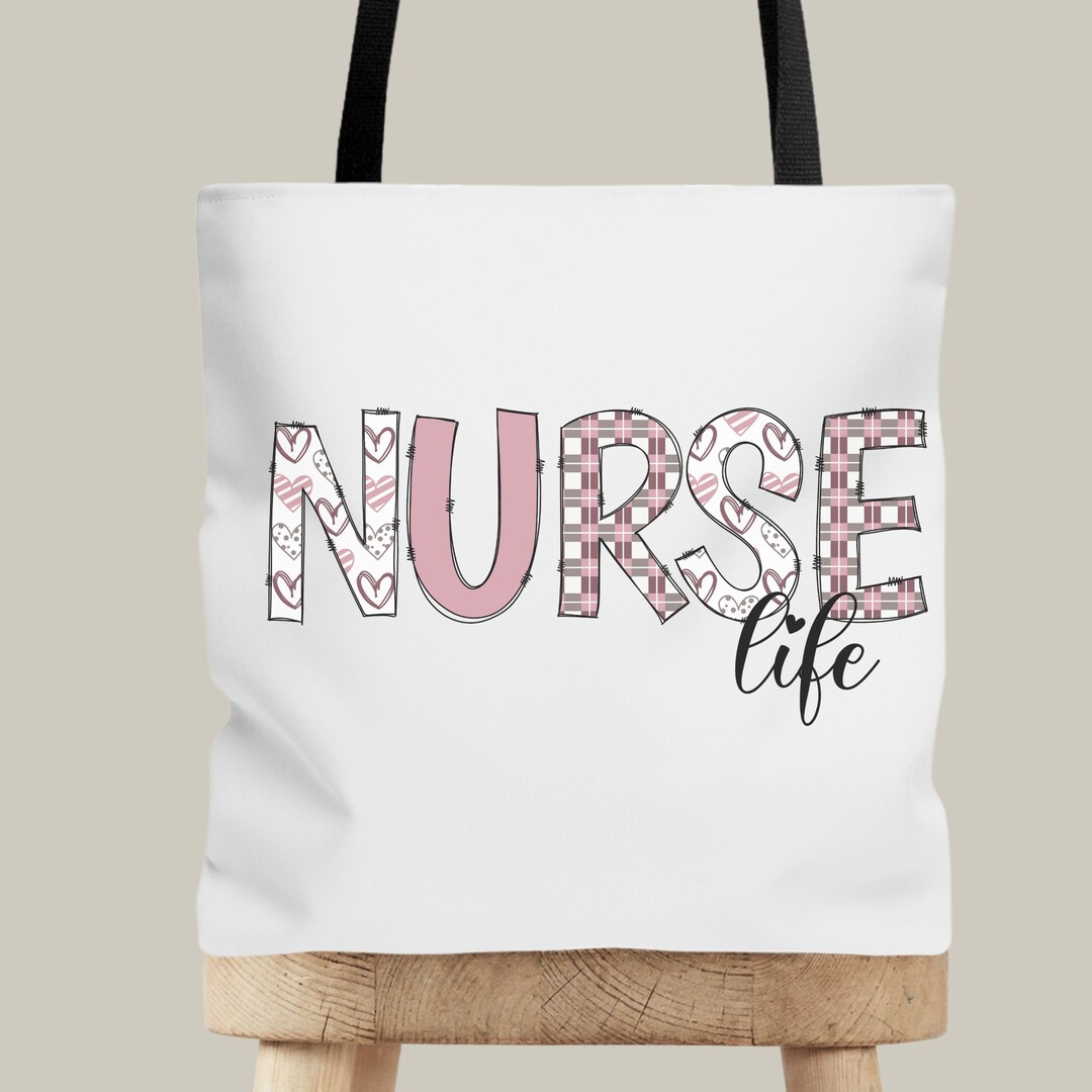 Nurse Life Tote Bag, Gift for Nurse, Nurse Week, Nurse Tote, Nurse ...