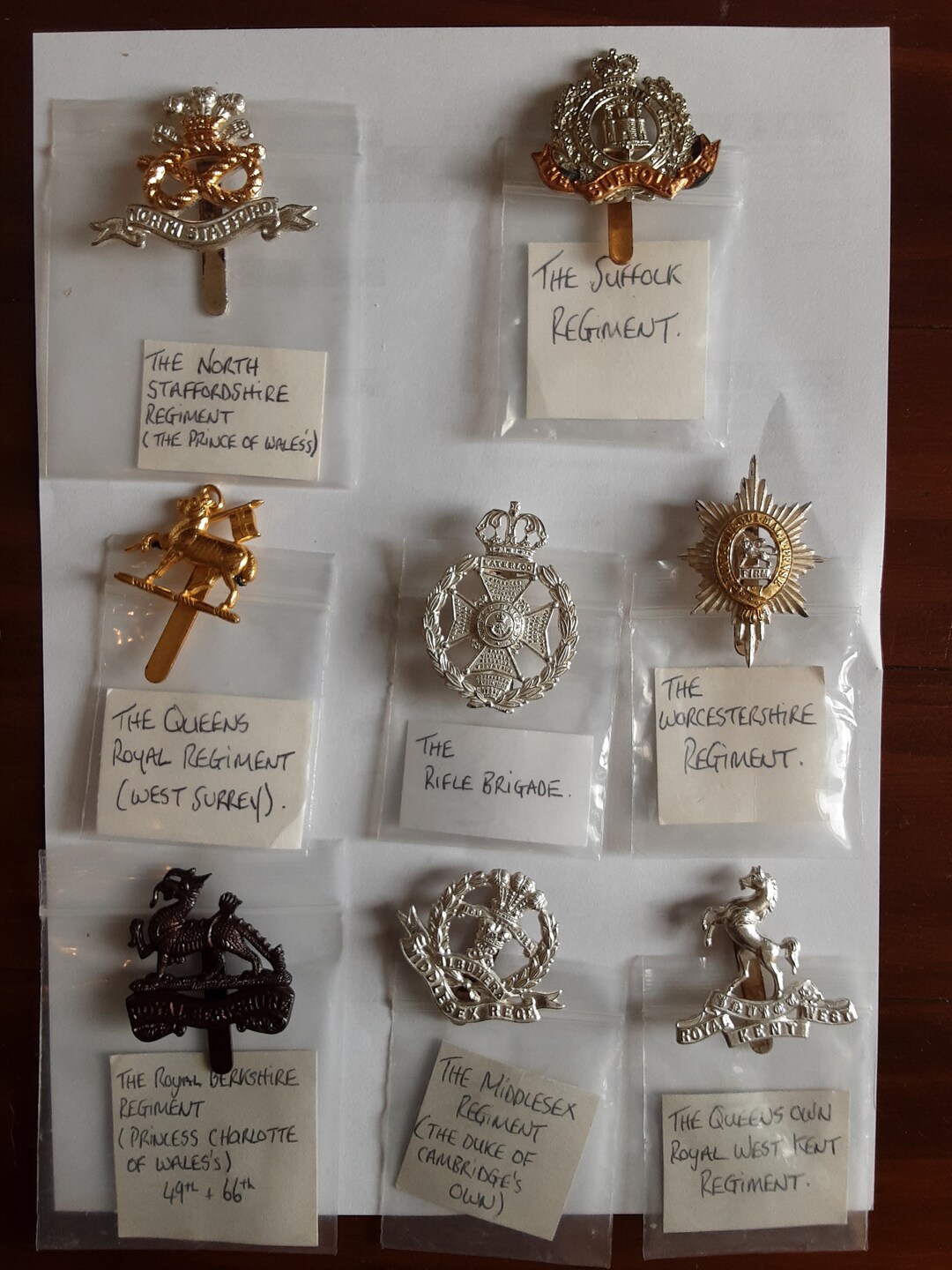 Large Collection of Military Cap Badges... - Etsy