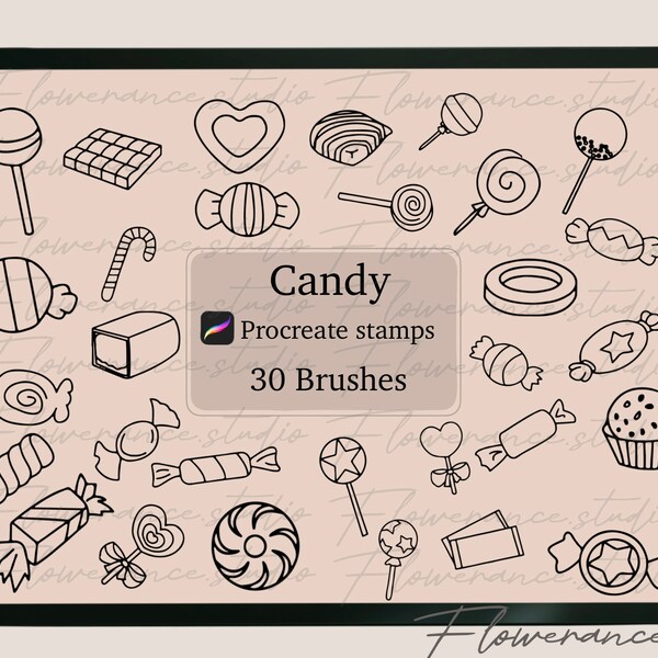 Candy Stamp - Etsy