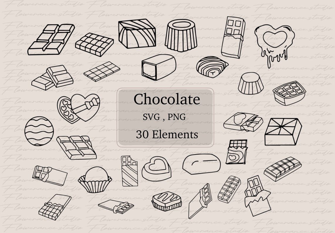 Chocolate SVG, PNG, Chocolate Bar SVG, Chocolate Silhouette, Chocolate ...