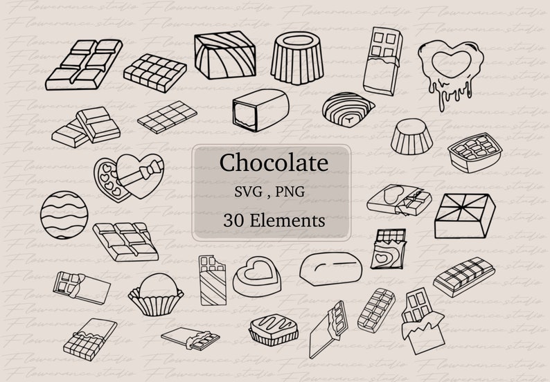 Chocolate SVG, PNG, Chocolate Bar SVG, Chocolate Silhouette, Chocolate ...