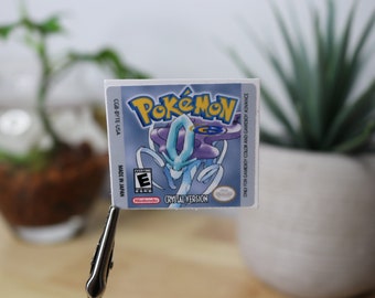 Pokemon Silver Cartridge Label Sticker Game Boy Color/ GBC. - Etsy