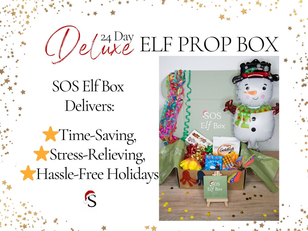 Deluxe Elf BOX Elf Prop Kit Elf Antics Elf Activities - Etsy Canada