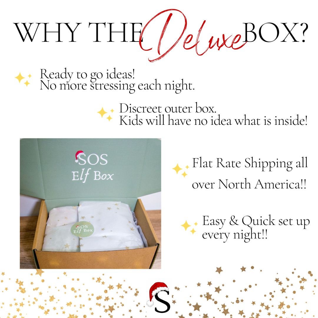 Deluxe Elf BOX Elf Prop Kit Elf Antics Elf Activities - Etsy Canada