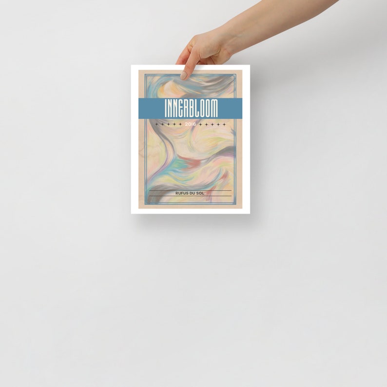 Innerbloom Rufus Du Sol Print, Wall Art, Home Decor, Music Inspired ...