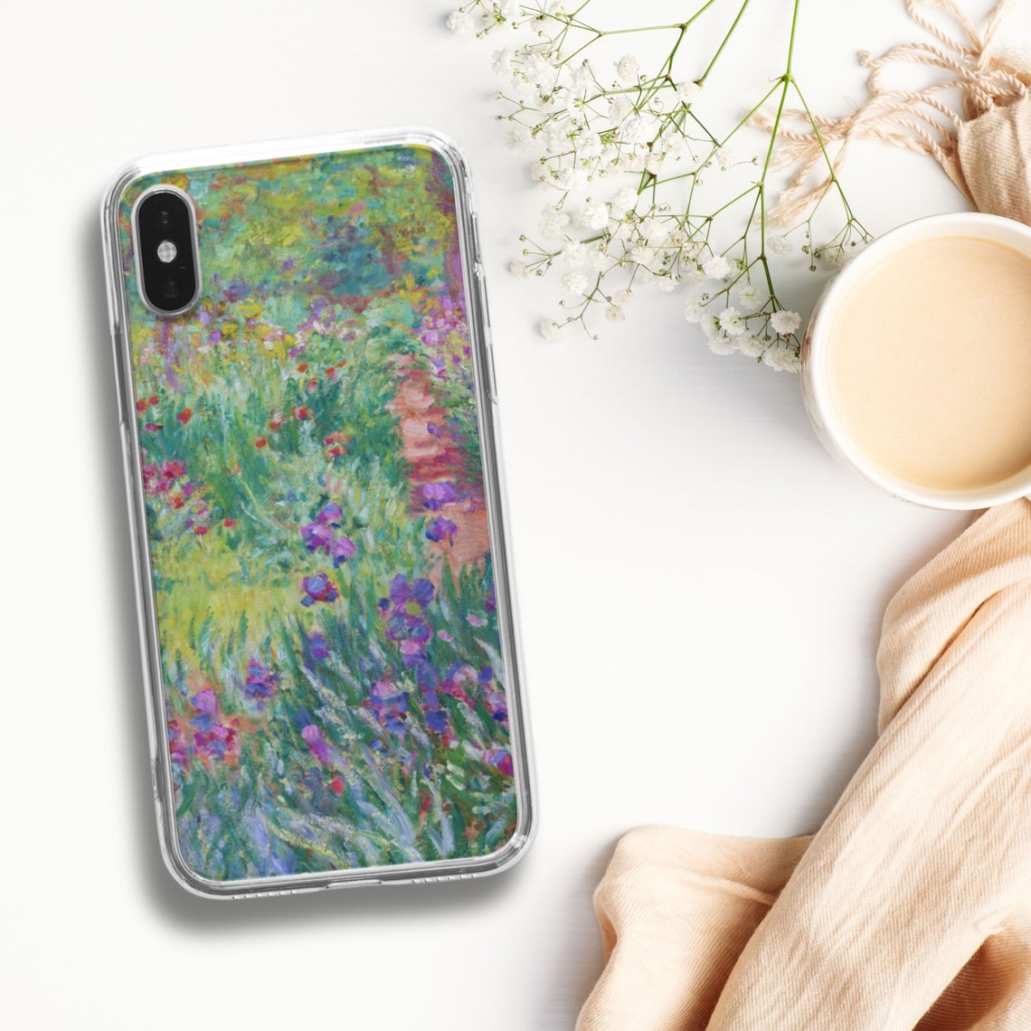 Claude Monet Phone Case Painting Cover for iPhone 14 13 12 11 Pro Max ...