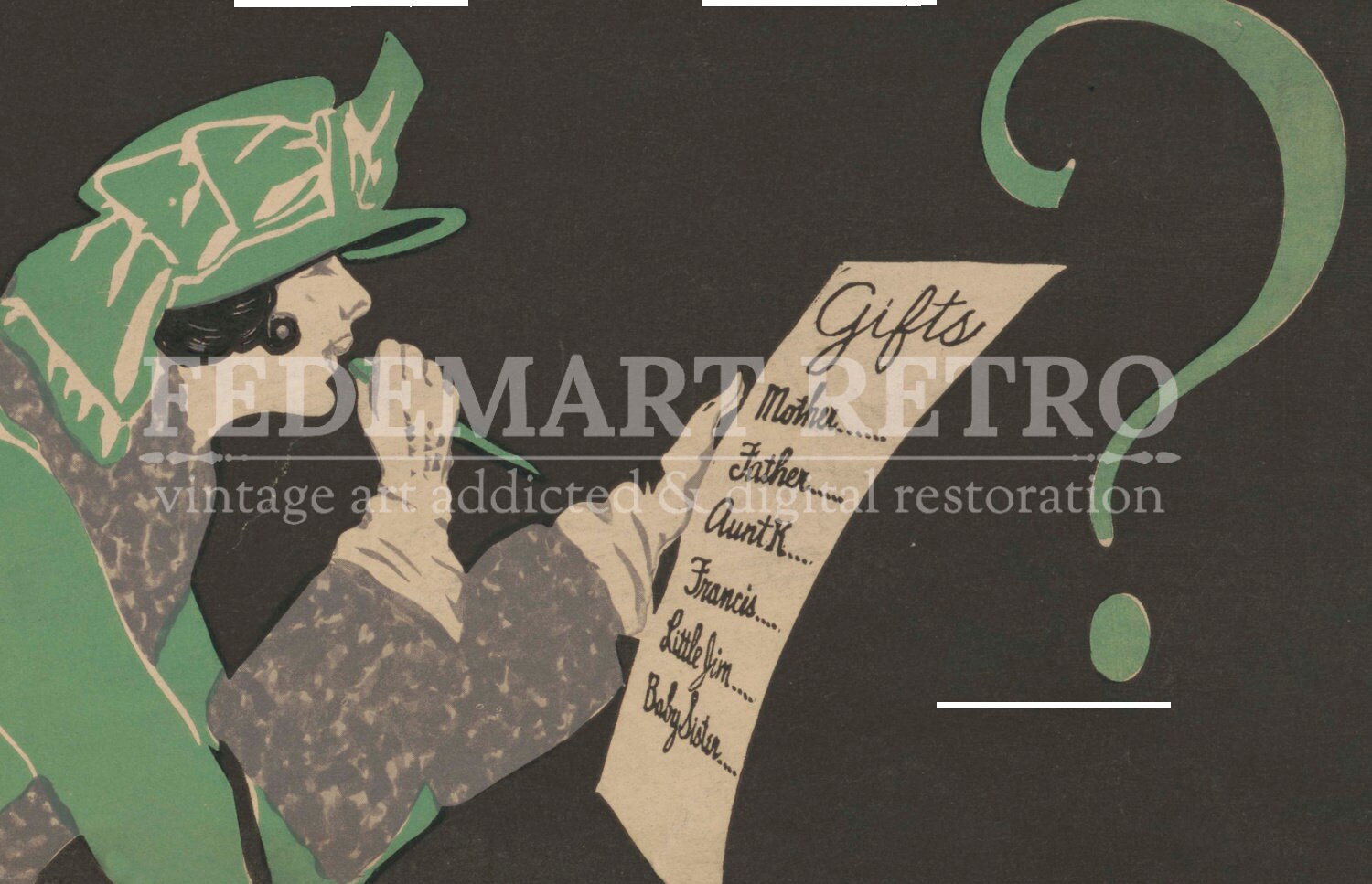 The Lady in Green is Reading | DOWNLOAD Digitally Restored Image From a ...