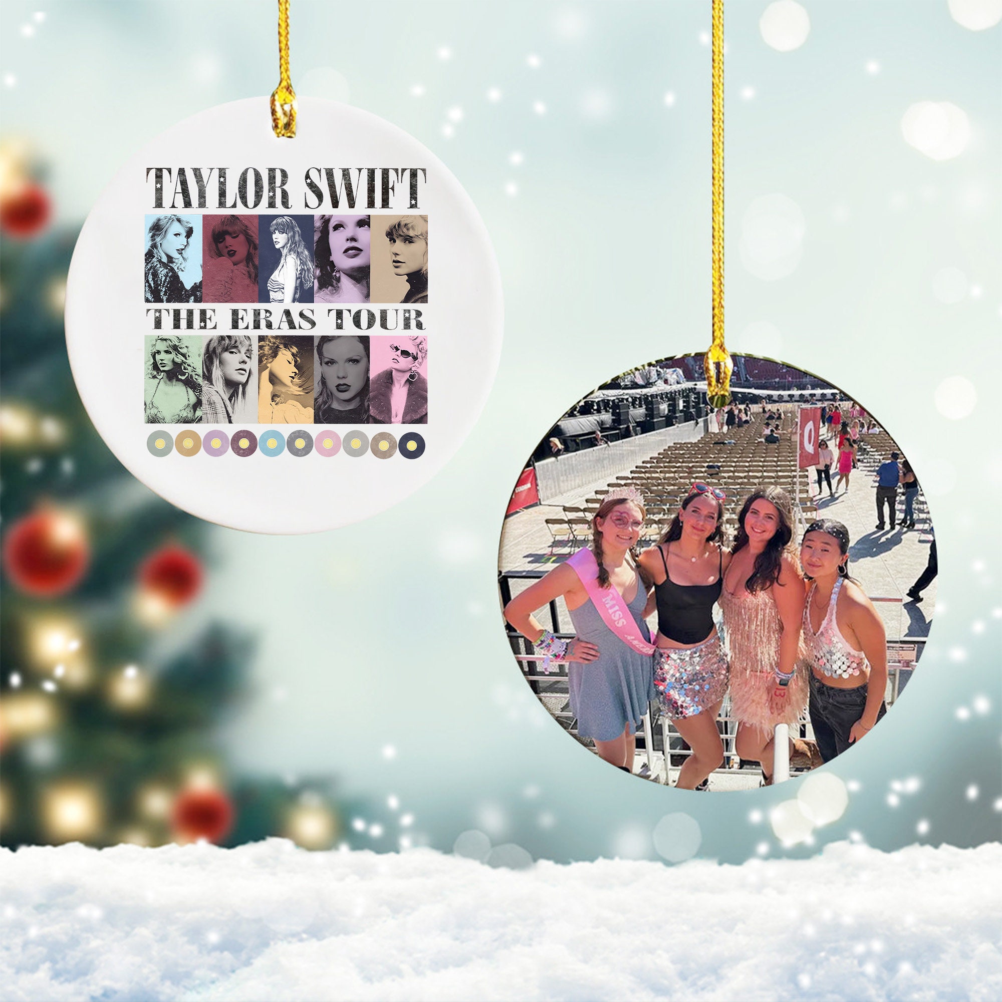 Custom Eras Tour Taylor Ornament, Personalized Swift Eras Tour Ornament ...
