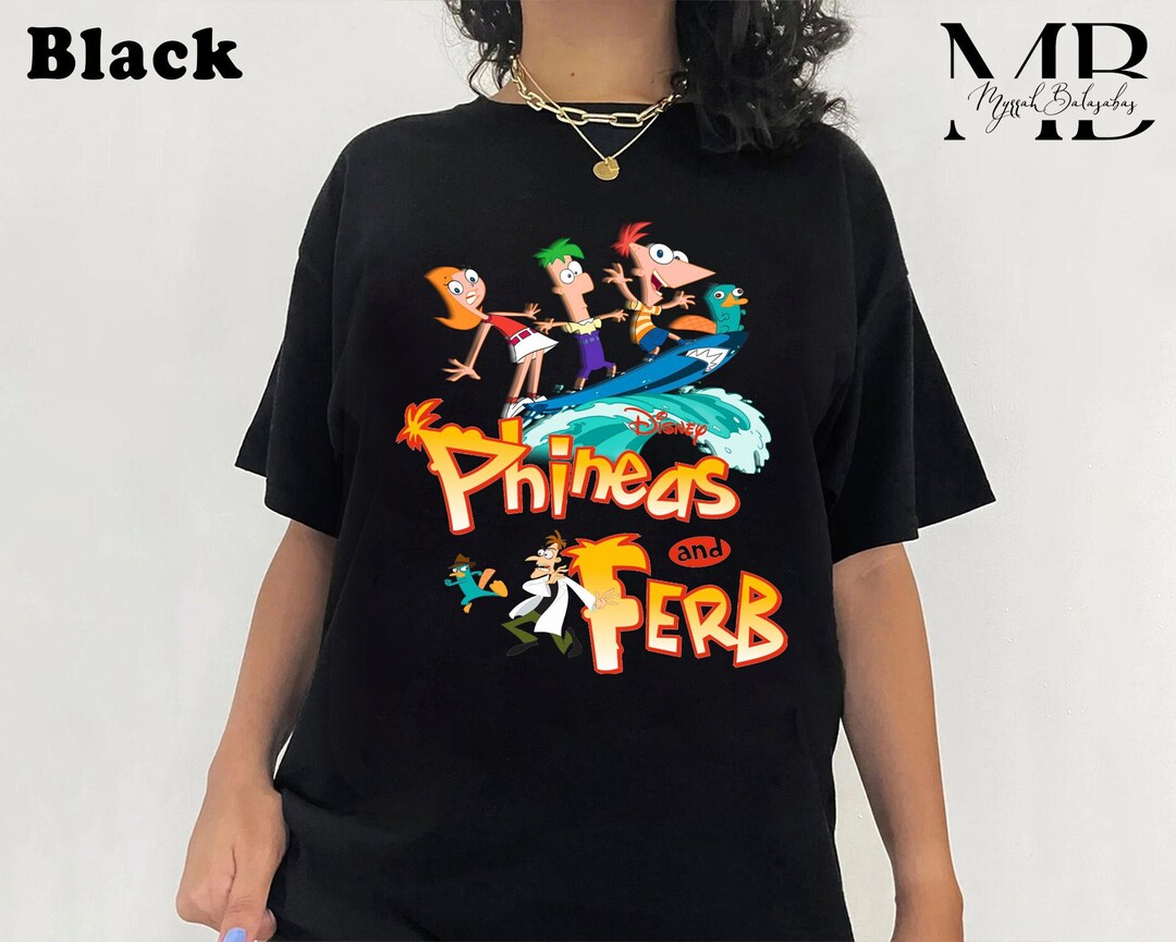 Disney Phineas and Ferb Funny Cartoon Shirt Phineas and Ferb - Etsy