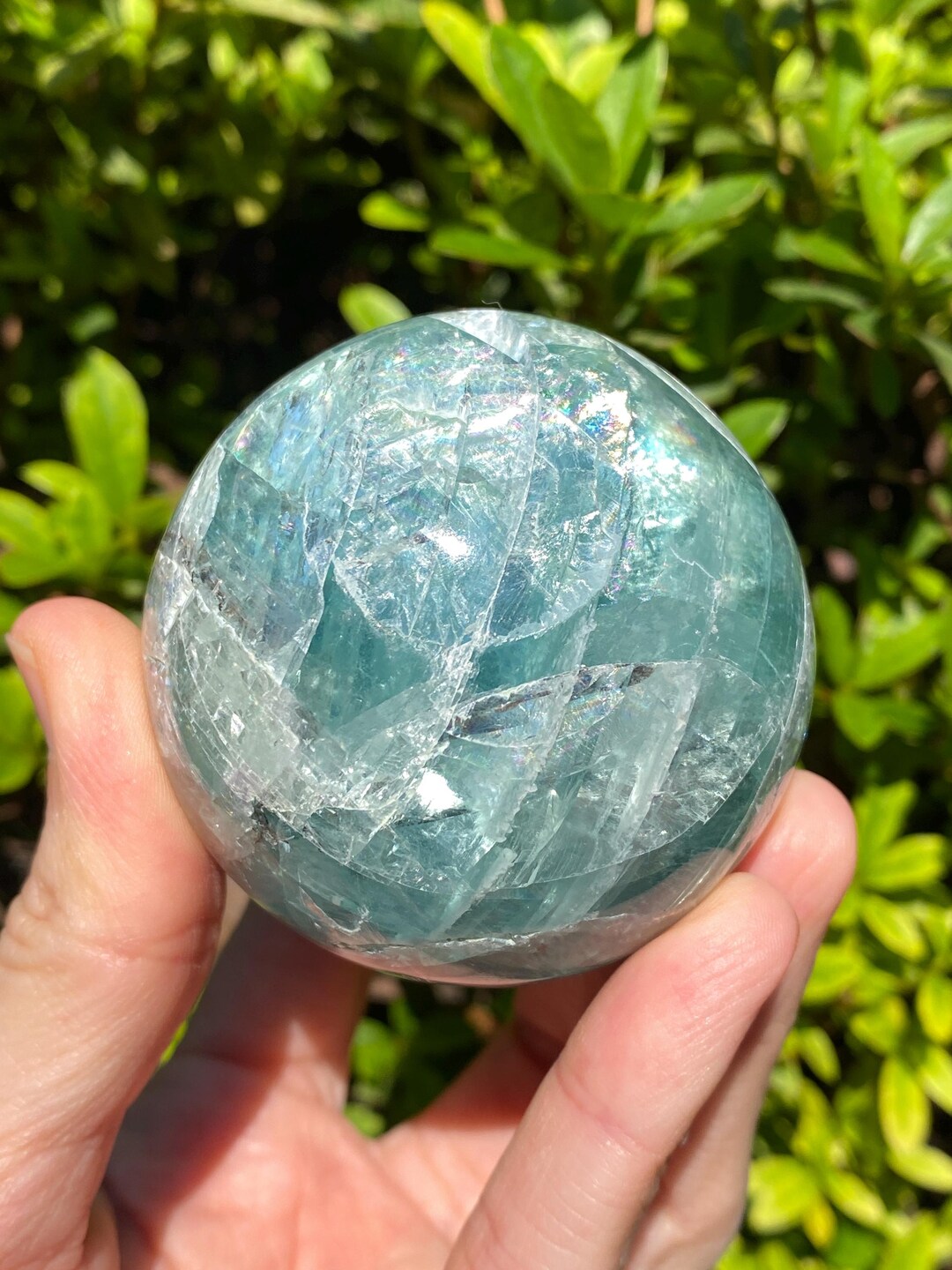 High Grade Fluorite Sphere From Mexico has Small Chips - Etsy
