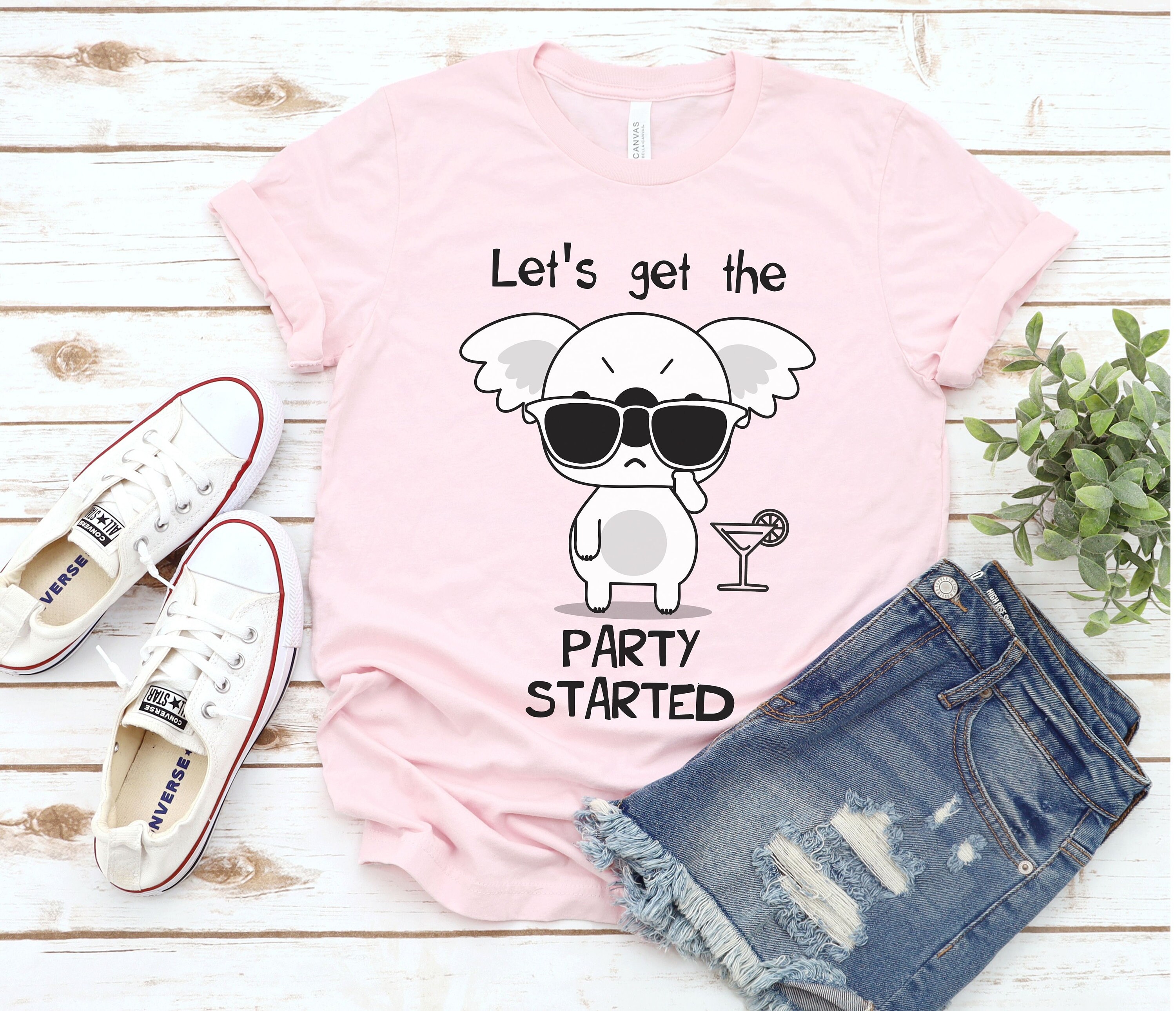 Cute Koala Party Shirt, Funny Koala Bear Tee, Koala Lover Shirts Gift ...
