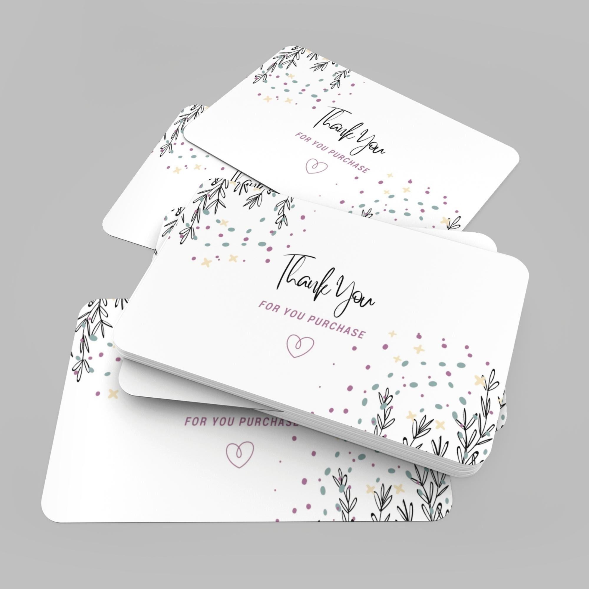 Printable Thank You Card Editable Canva Template Printable - Etsy