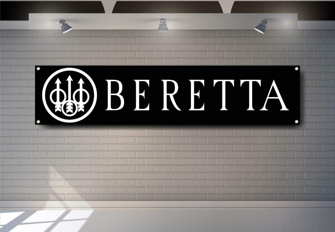 Beretta Firearms PVC Banner, Garage Decor, Showroom Sign - Etsy