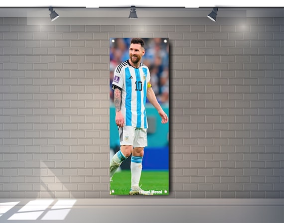 Argentinian Flag With Messi