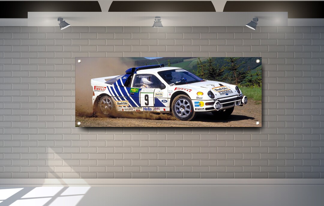 Ford RS200 Evolution WRC Rally PVC Banner: Garage Showroom Sign - Etsy
