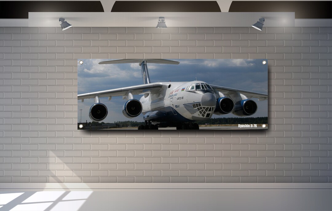Ilyushin Il-76 Fighter Aircraft Transport Jets PVC Vinyl - Etsy