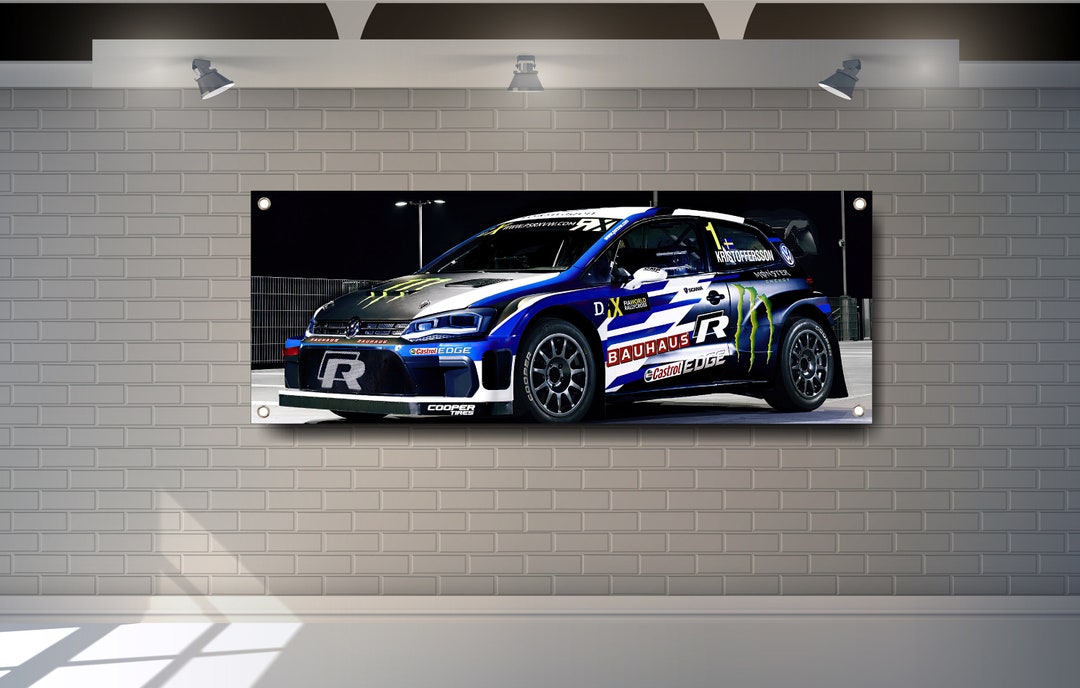 Volkswagen Polo R WRC PVC Banner: Garage Showroom Sign - Etsy